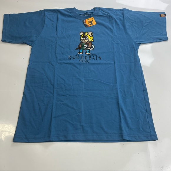 Shirts | Cuy Arts Mens Blue Shirt Kurt Cobain L M12714 | Poshmark
